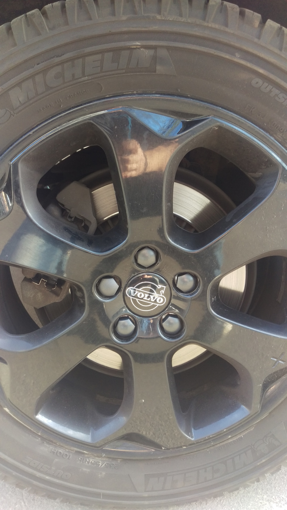 Черним колёса пластиком — Volvo XC70 III, 2,4 л, 2012 года | стайлинг ...