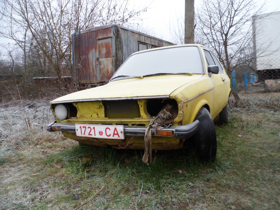 первая встреча за пол года до пакупки — Audi 50, 1,1 л, 1976 года | другое | DRIVE2