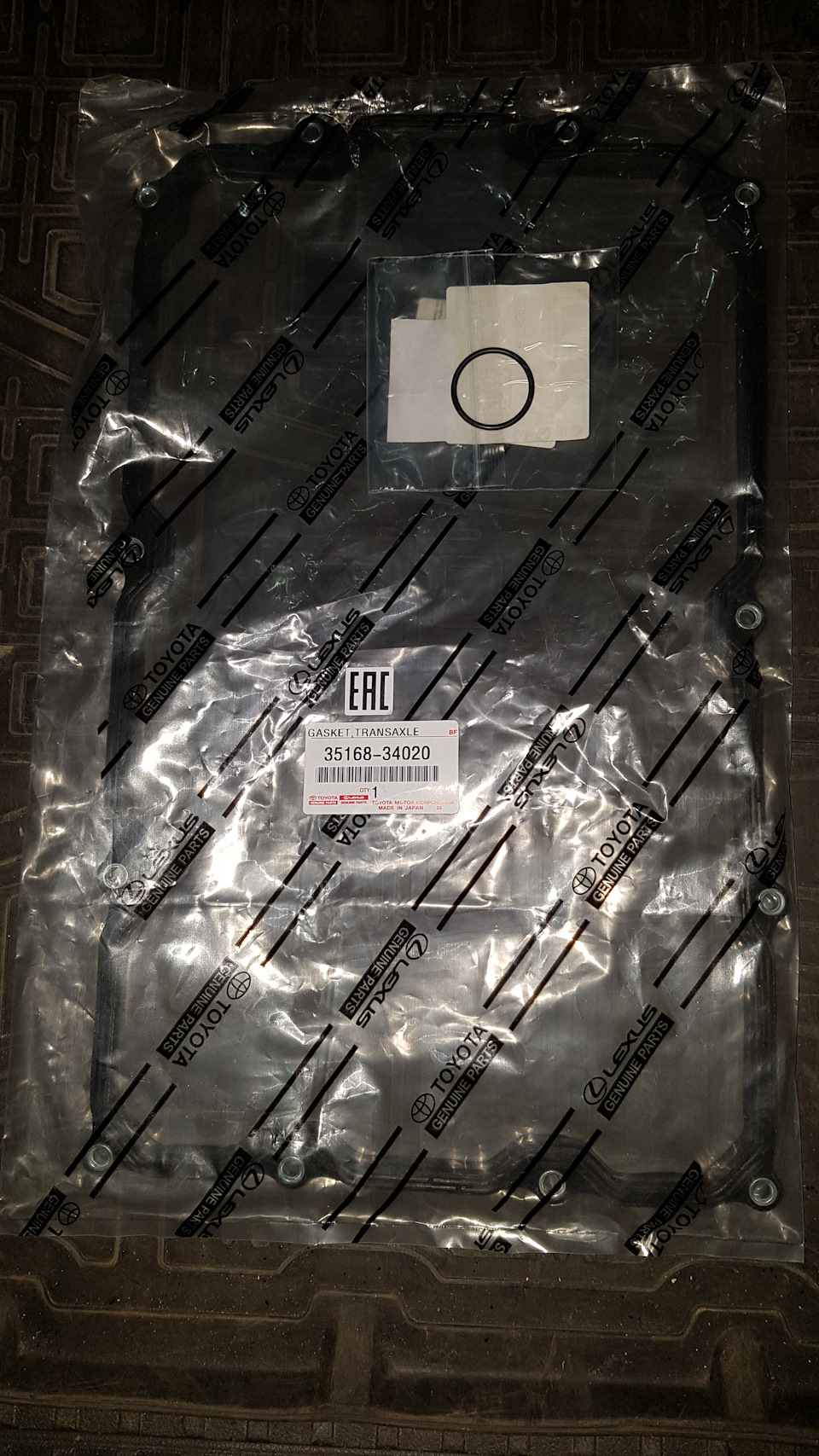 3516834020 Прокладка картера АКПП Lexus LX 570 2007> TOYOTA LEXUS ...