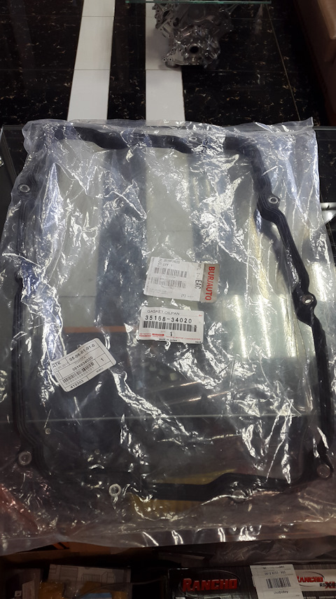 3516834020 Прокладка картера АКПП Lexus LX 570 2007> TOYOTA LEXUS ...