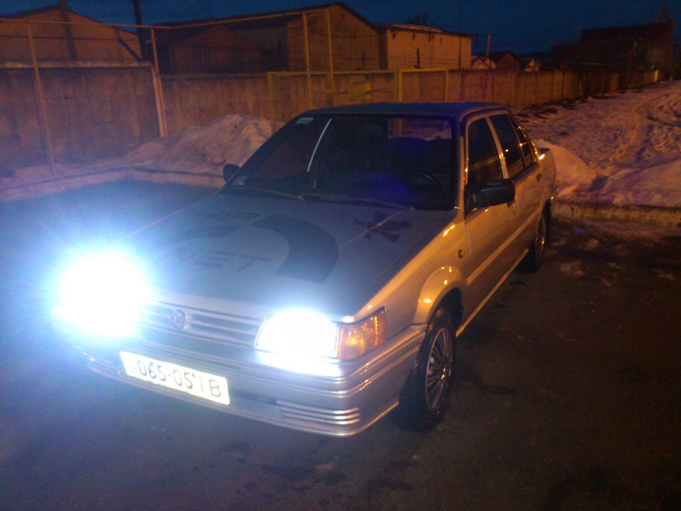 Нова оптика і нові галогенки))) — Nissan Sunny (N13), 1,6 л, 1987 года ...