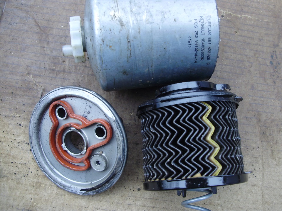 топливный фильтр — Renault Laguna III, 1,5 л, 2010 года | плановое ТО ...