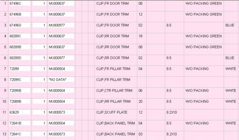 MU000573 Клипса Mitsubishi | Запчасти на DRIVE2