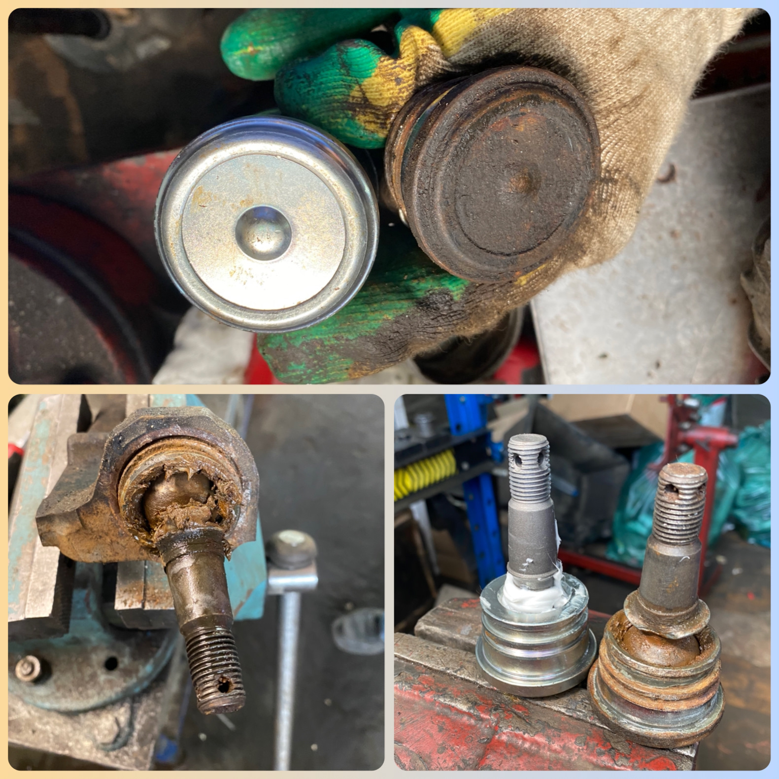 Замена верхних шаровых опор — Toyota Land Cruiser Prado 90-series, 3 л ...