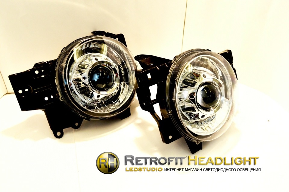 БИКСЕНОНОВЫЕ ФАРЫ ДЛЯ TOYOTA FJ CRUISER 2001 г.в. — Ledstudio на DRIVE2