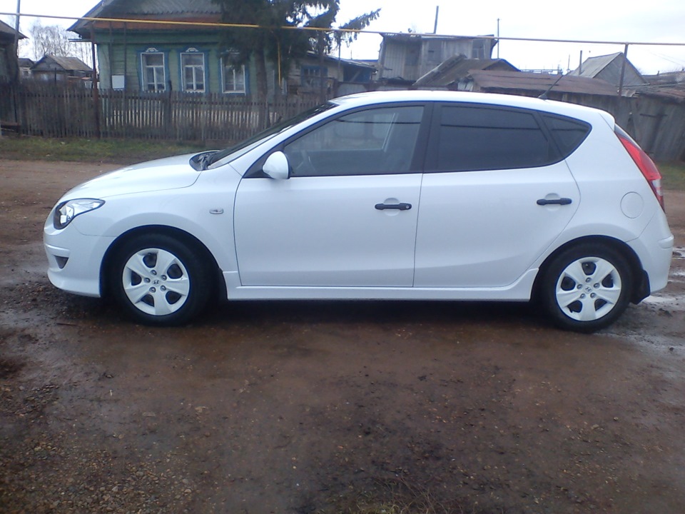 Вот наконец-то поставил их на место. — Hyundai i30 (1G), 1,4 л, 2011 ...