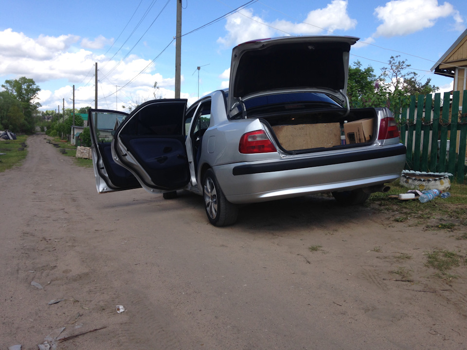 Радиатор охлаждения — Mitsubishi Carisma, 1,6 л, 2003 года | своими ...