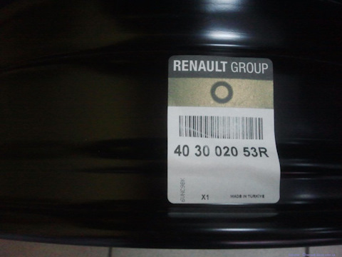 403002053R Диск колесный 6j16 RENAULT | Запчасти на DRIVE2
