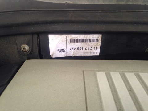 51717169421 Перегородка моторного отсека Ср Вх BMW | Запчасти на DRIVE2