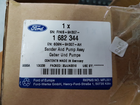 1682344 Модуль в сборе с бензонасосом Ford | Запчасти на DRIVE2