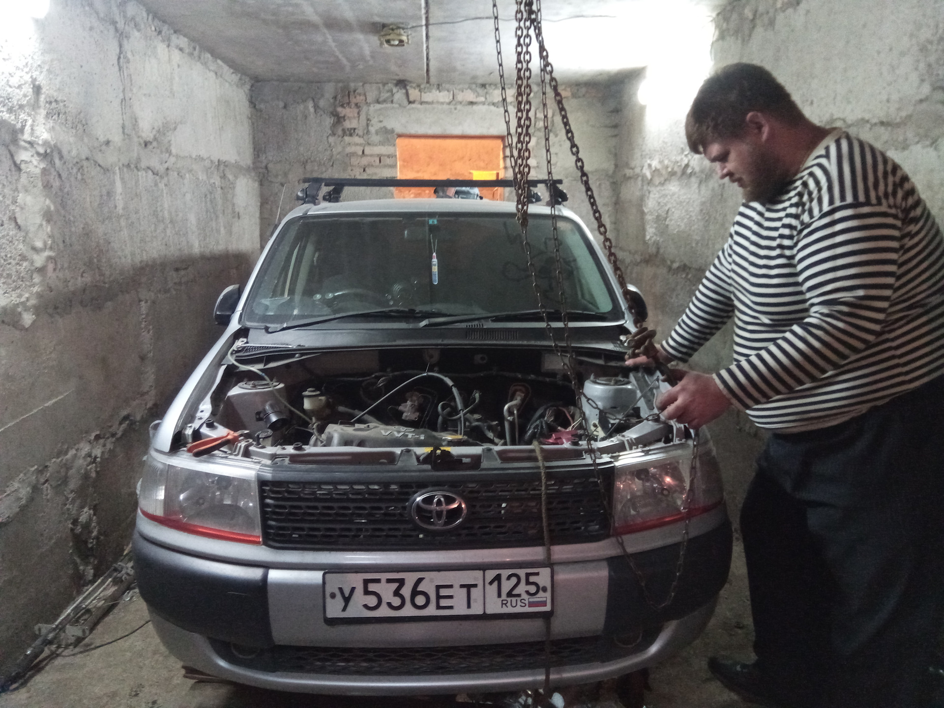 Swap: в процессе, день второй — Toyota Probox, 1,5 л, 2007 года ...