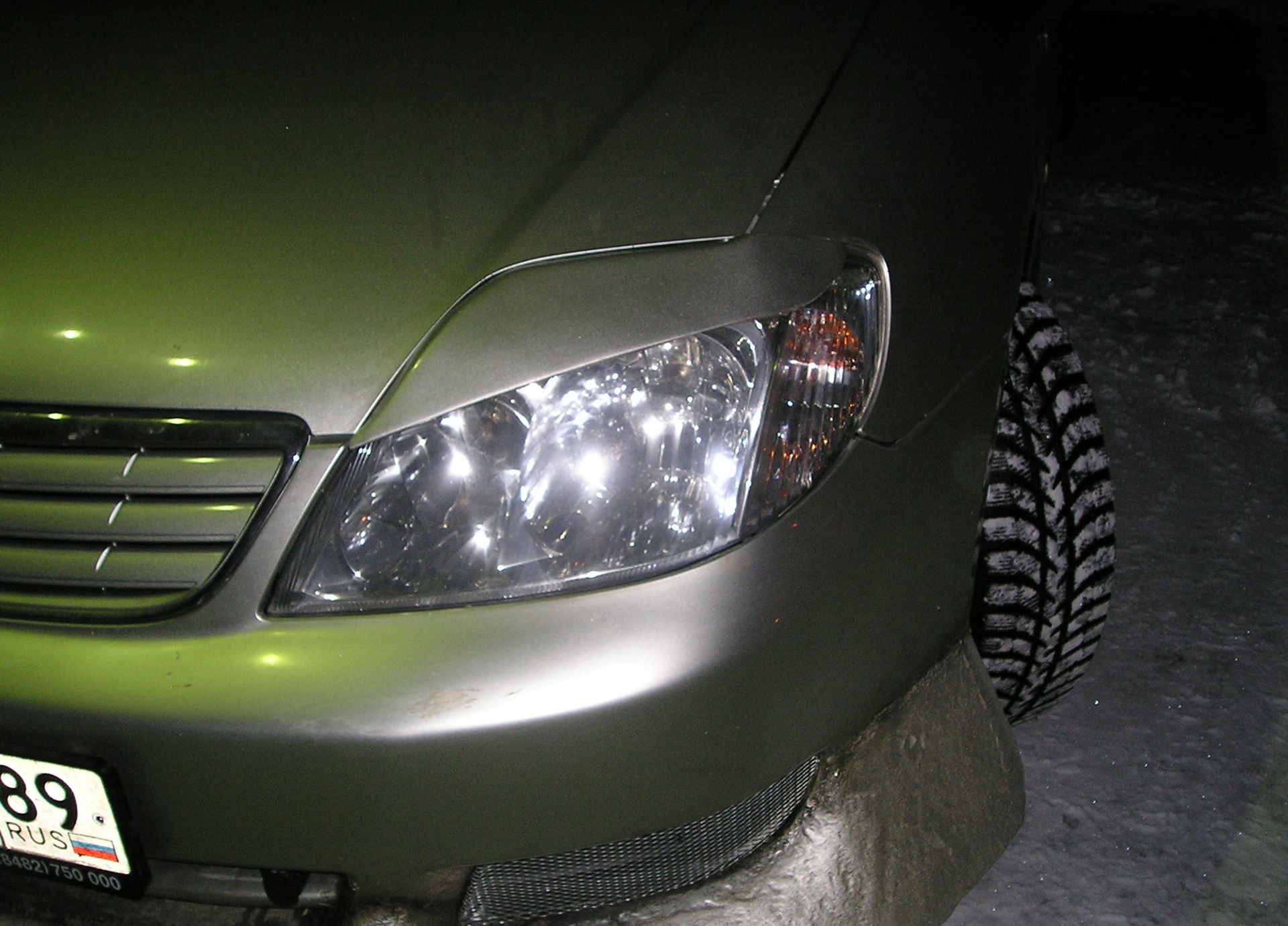 Реснички на своем месте!наконецто! — Toyota Corolla (120), 1,6 л., 2005 ...