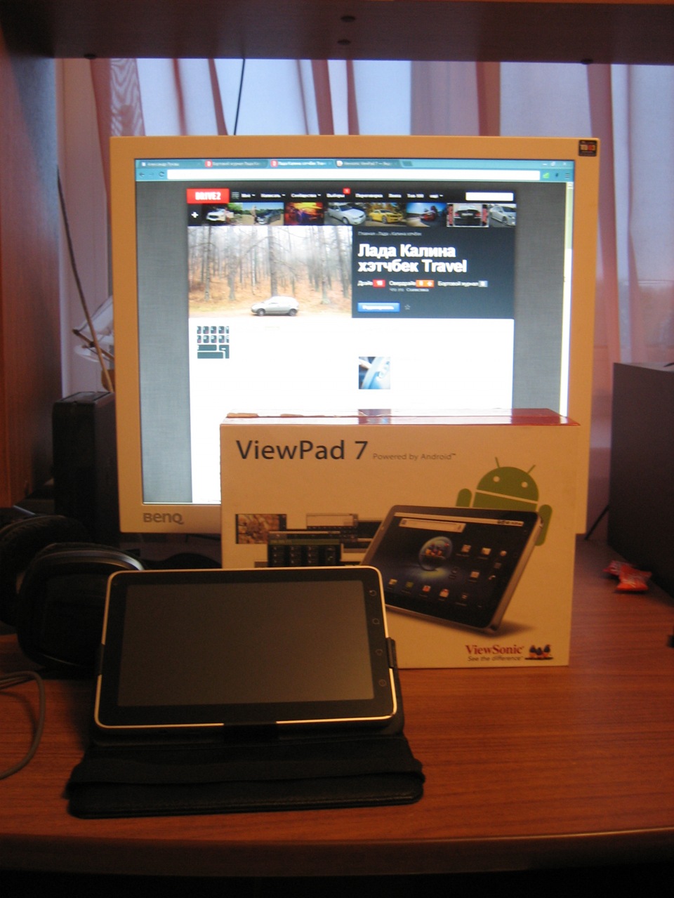 Планшет Viewsonic ViewPad 7. — Lada Калина Хэтчбек (1G), 1,6 л, 2007 года | аксессуары | DRIVE2