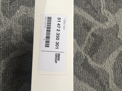 51472350301 С/д молдинг порога BMW BMW | Запчасти на DRIVE2