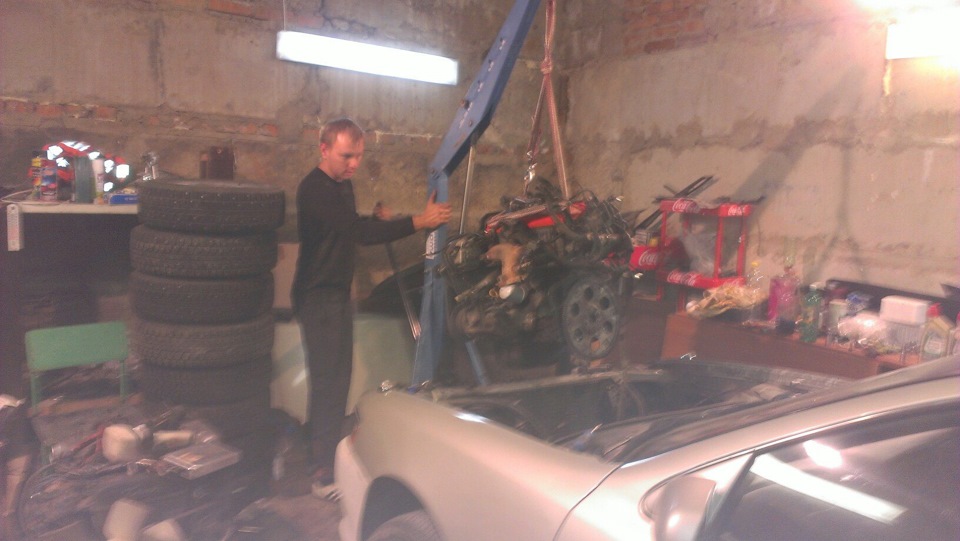 SWAP 5S-FE НА 1JZ-GE (день первый) — Toyota Cresta (90), 2,5 л, 1994 года | тюнинг | DRIVE2