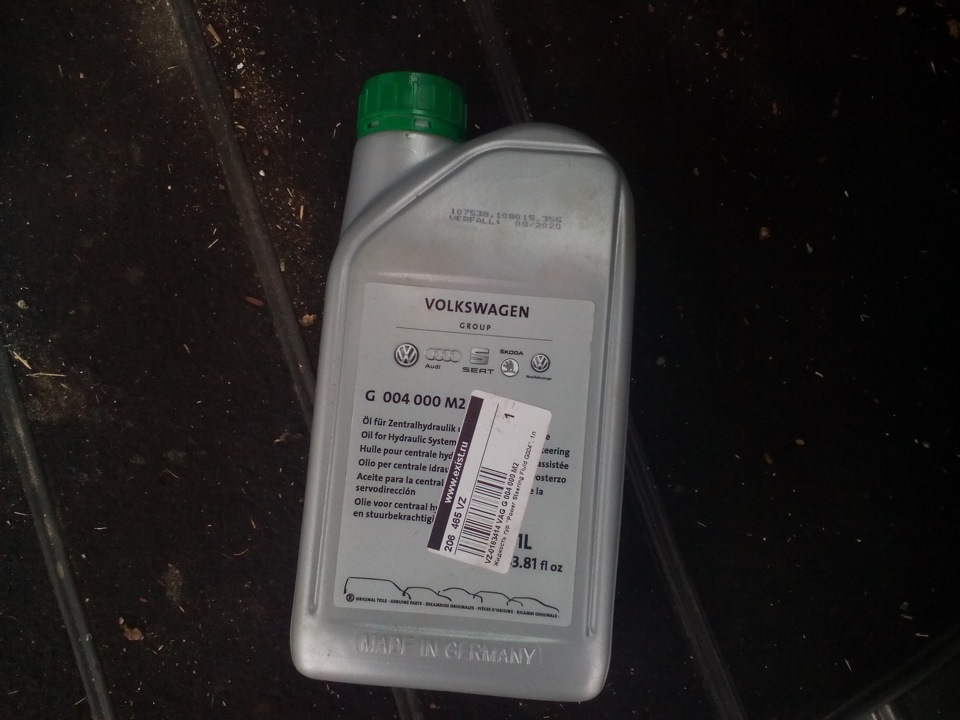 ГУР замена жижи — Volkswagen Passat B5, 1,9 л, 1999 года | своими ...