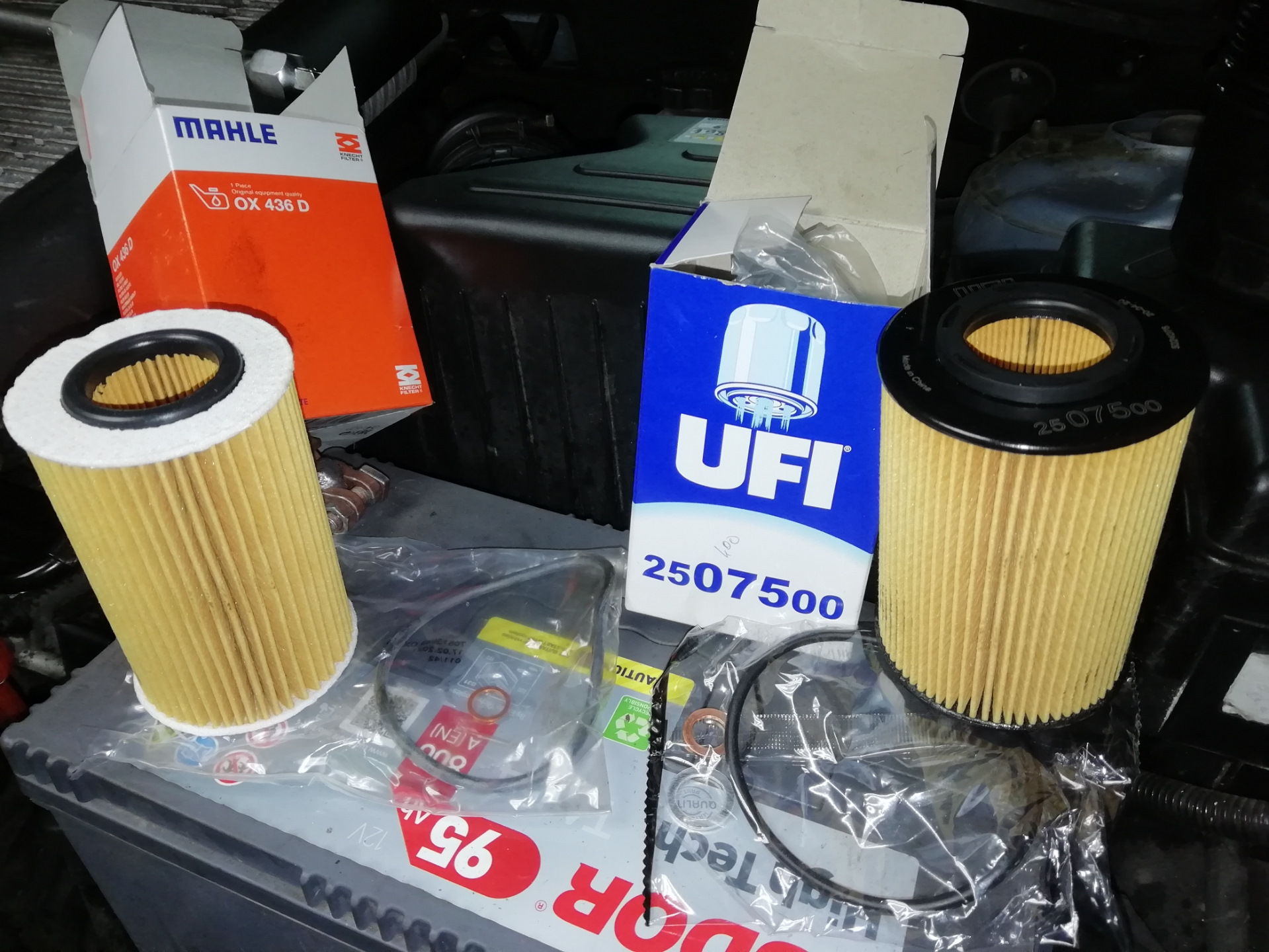 Устранение течи масла из под прокладок маслянного теплообменника и ...