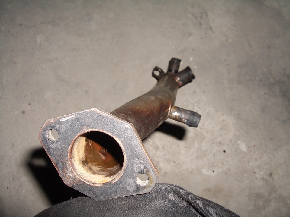 -014- И снова течь! Снятие, Ремонт или Замена железной трубы ОЖ? Golf-2 ...