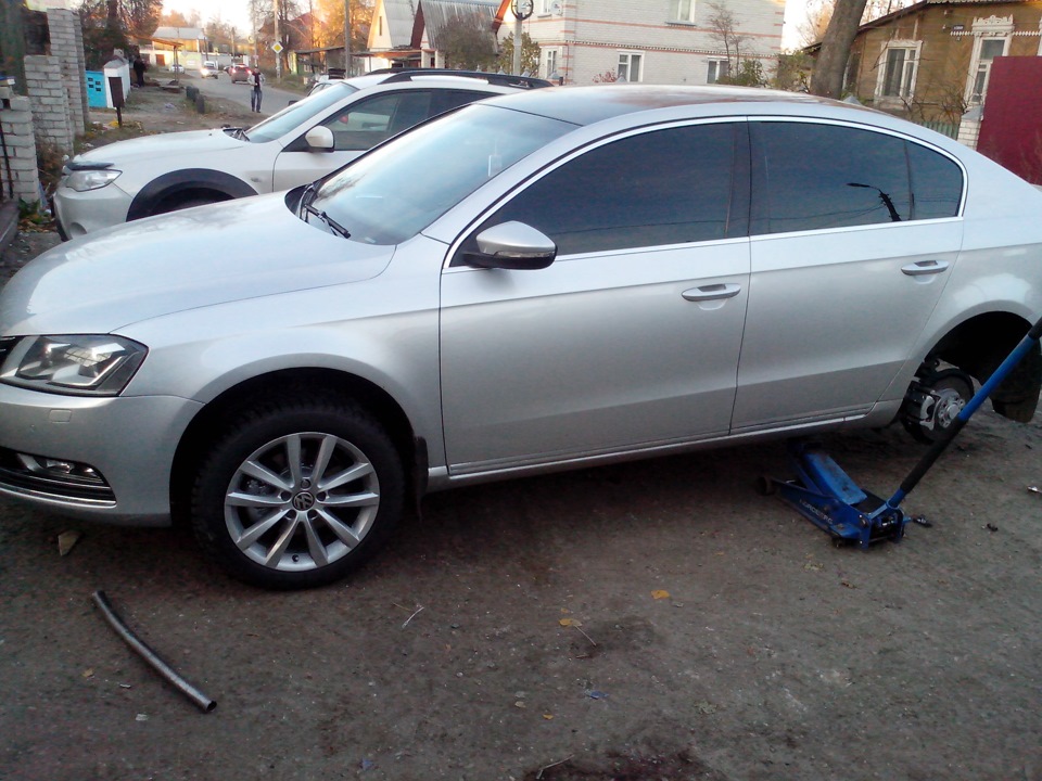 Зимние шины Мишлен — Volkswagen Passat B7, 1,8 л, 2011 года | шины | DRIVE2