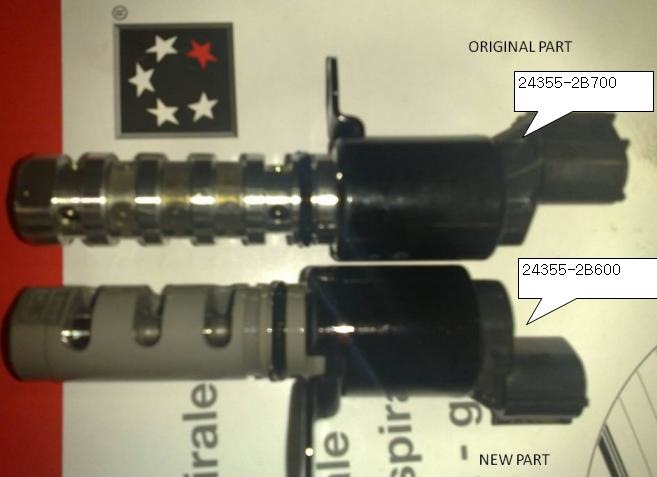 Проверка фильтра и клапана OCV регулировки давления масла муфты CVVT ...