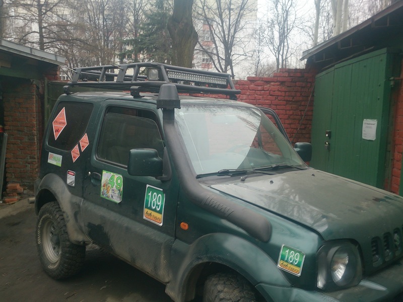 Моноциклон МТЗ с переходником на 76 мм шноркель — Suzuki Jimny, 1,3 л ...