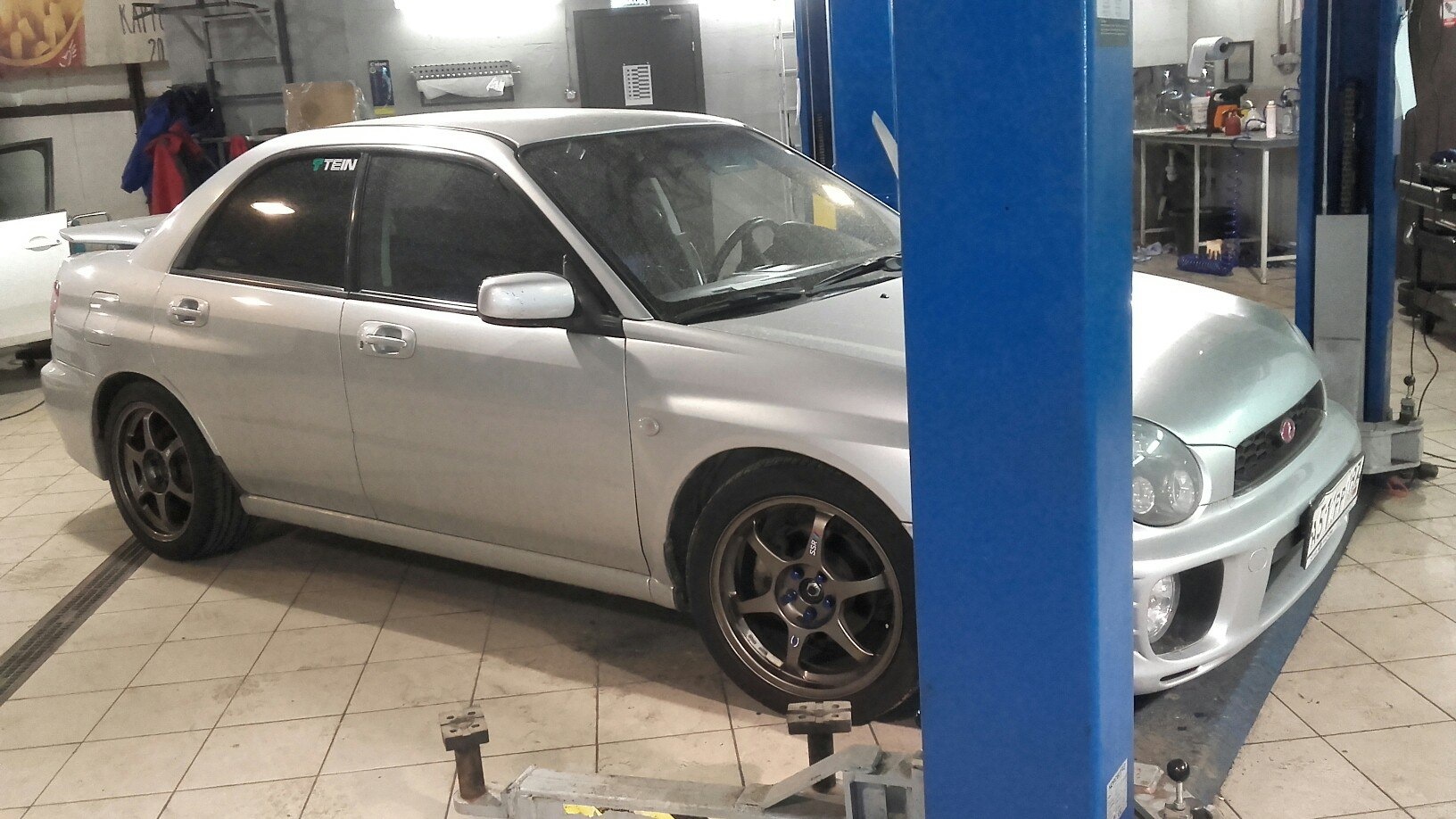 Я тоже переобулся на лето))) — Subaru Impreza (GD/GG), 2 л, 2001 года | колёсные диски | DRIVE2