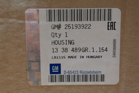 25193922 Фланец охлаждающей жидкости GM | Запчасти на DRIVE2