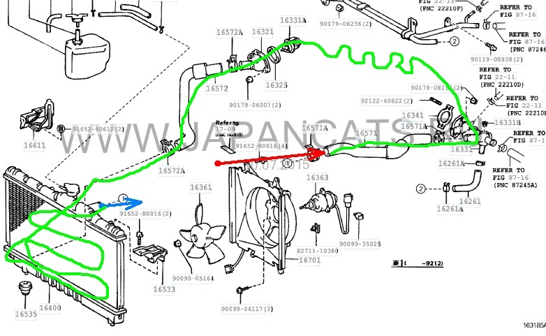 Замена расходников — Toyota Caldina (190), 2 л, 1993 года | плановое ТО ...