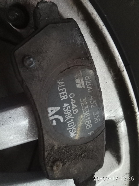 8200432336 Колодки тормозные RENAULT | Запчасти на DRIVE2