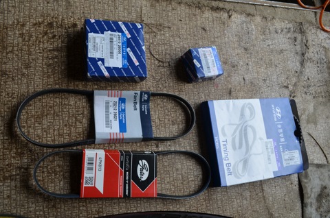 2521226021 ПРИВОДНОЙ РЕМЕНЬ L=90СМ KIA HYUNDAI | Запчасти на DRIVE2