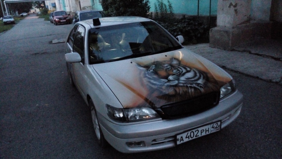 Вечернее фото с антеной FBI) — Toyota Corona Premio (T210), 1,8 л, 2001 ...