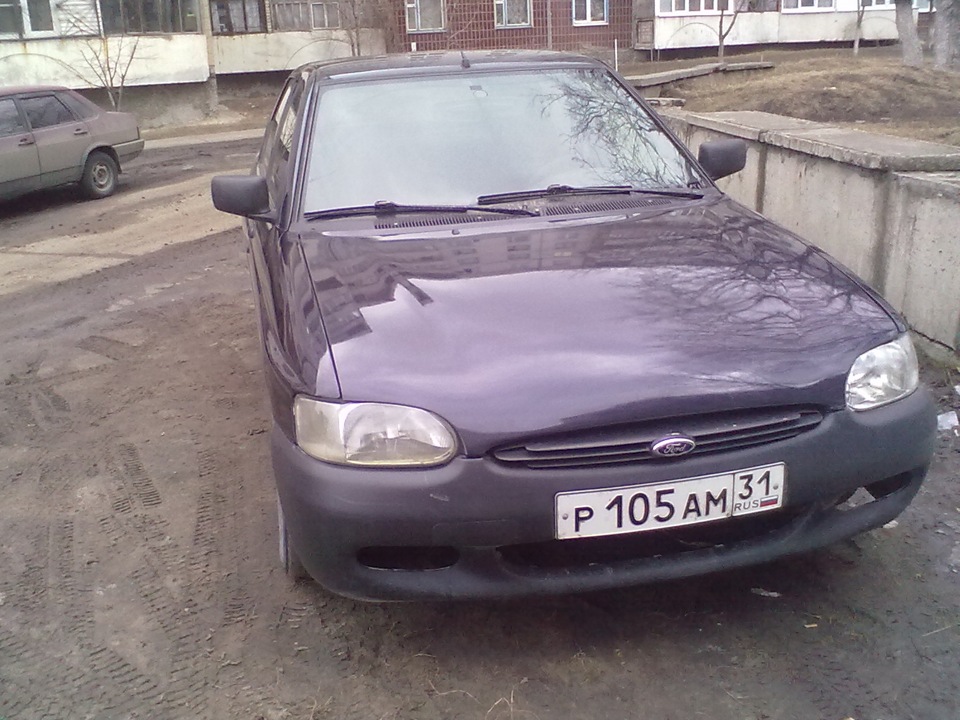 Долгожданный ремонт после не большой аварии — Ford Escort Mk6 1 8 л