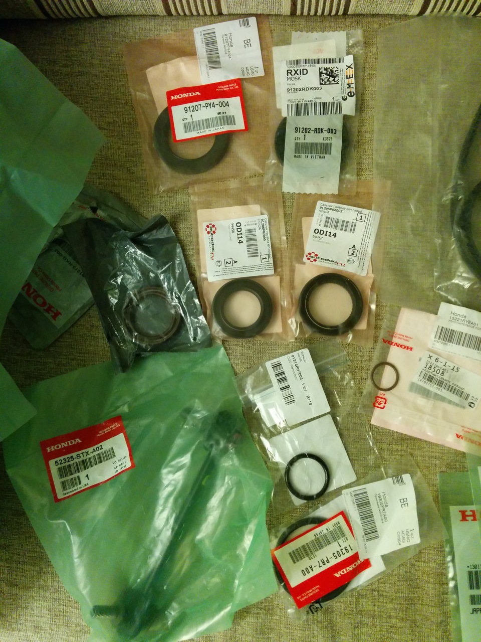 91202RDK003 УПЛОТНЯЮЩЕЕ КОЛЬЦО, РАЗДАТОЧНАЯ КОРОБКА Honda | Запчасти на ...