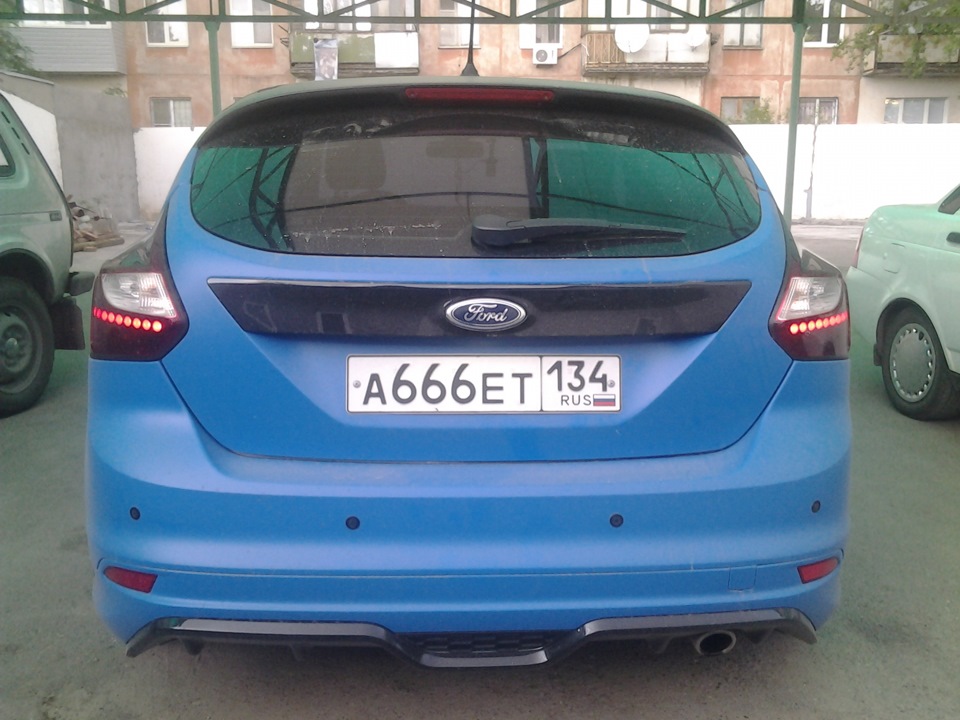 реплика накладки Зетек — Ford Focus Hatchback III, 2 л, 2012 года ...