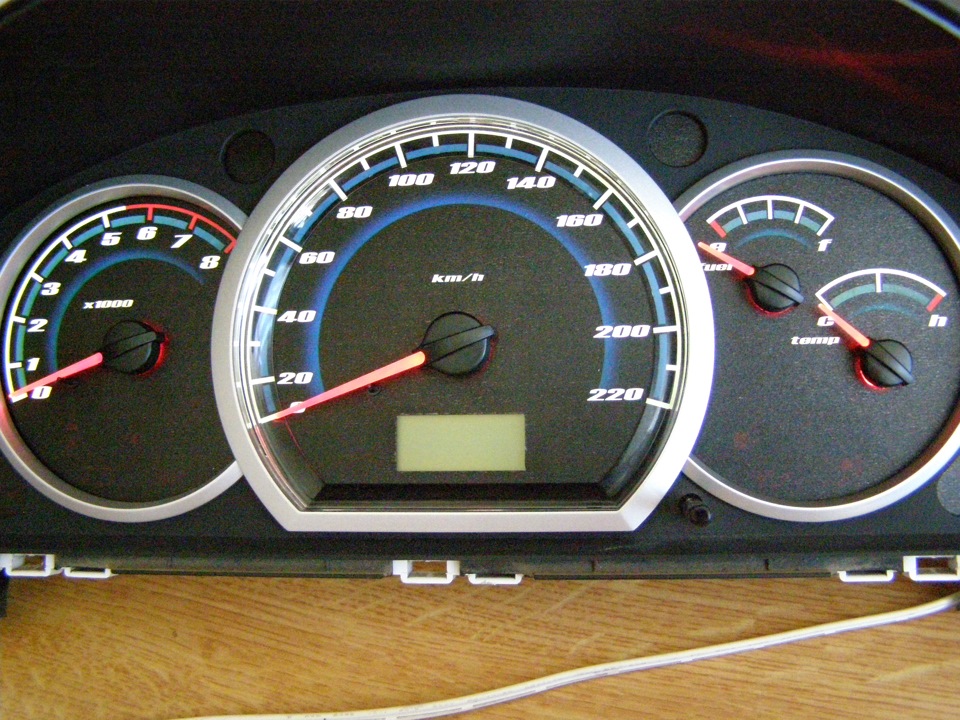Приборка от Лачети в Сенс — ЗАЗ Sens, 1,3 л, 2013 года | тюнинг | DRIVE2