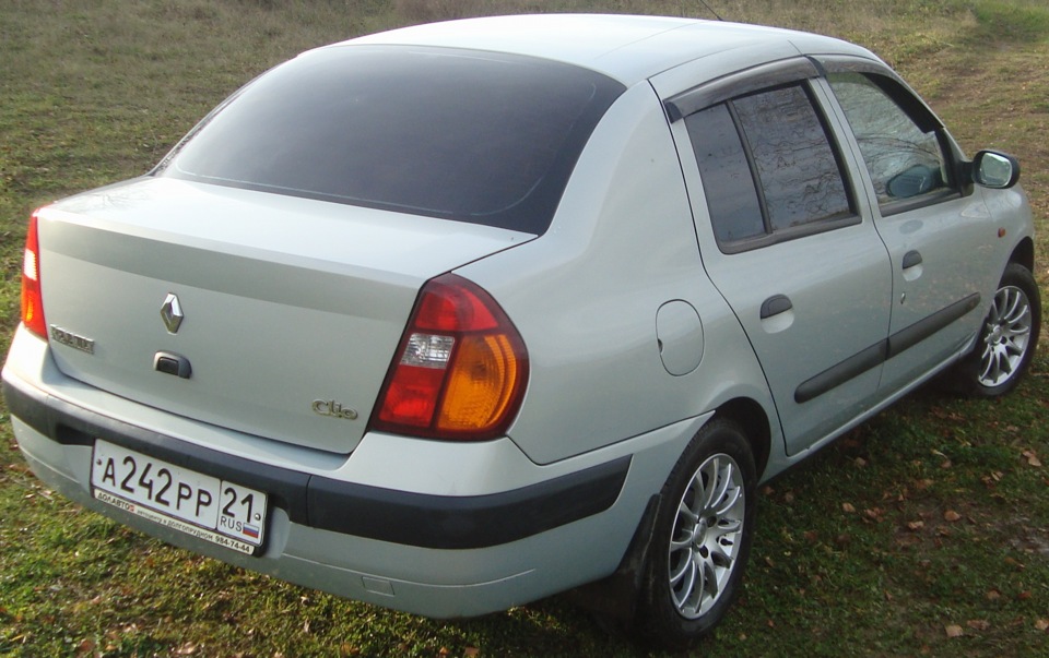 тонировка — Renault Symbol, 1,4 л, 2002 года | тюнинг | DRIVE2