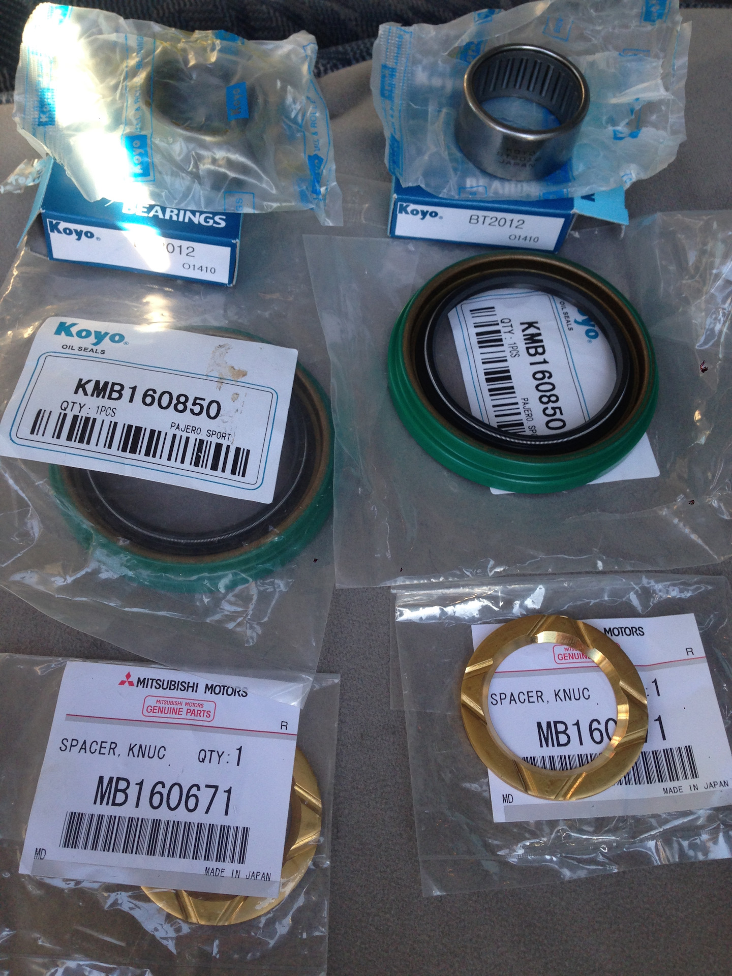 Замена игольчатых подшипников приводов — Mitsubishi Delica (L400), 2,8 ...