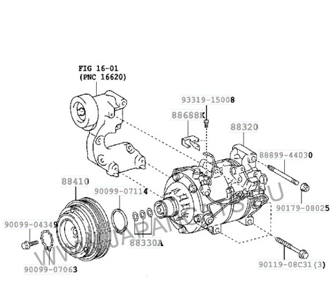 9009904349 Шпилька TOYOTA LEXUS | Запчасти на DRIVE2