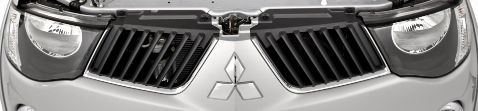 Решетка радиатора — Mitsubishi L200 (4G), 2,5 л, 2011 года | тюнинг ...