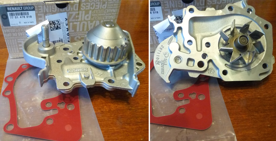 7701478018 Насос системы охл двигателя RENAULT | Запчасти на DRIVE2