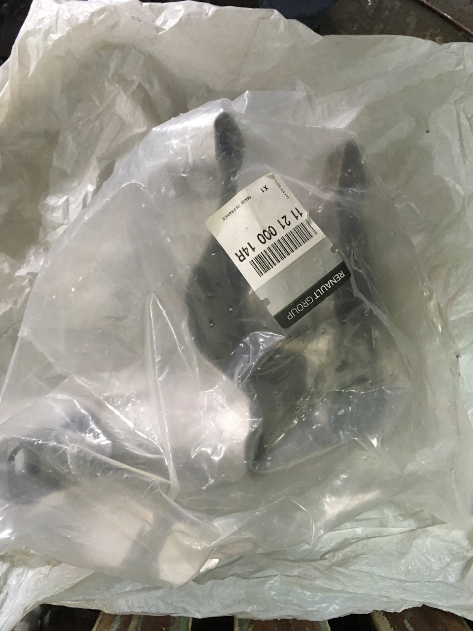 112100014R Опора п двс RENAULT | Запчасти на DRIVE2