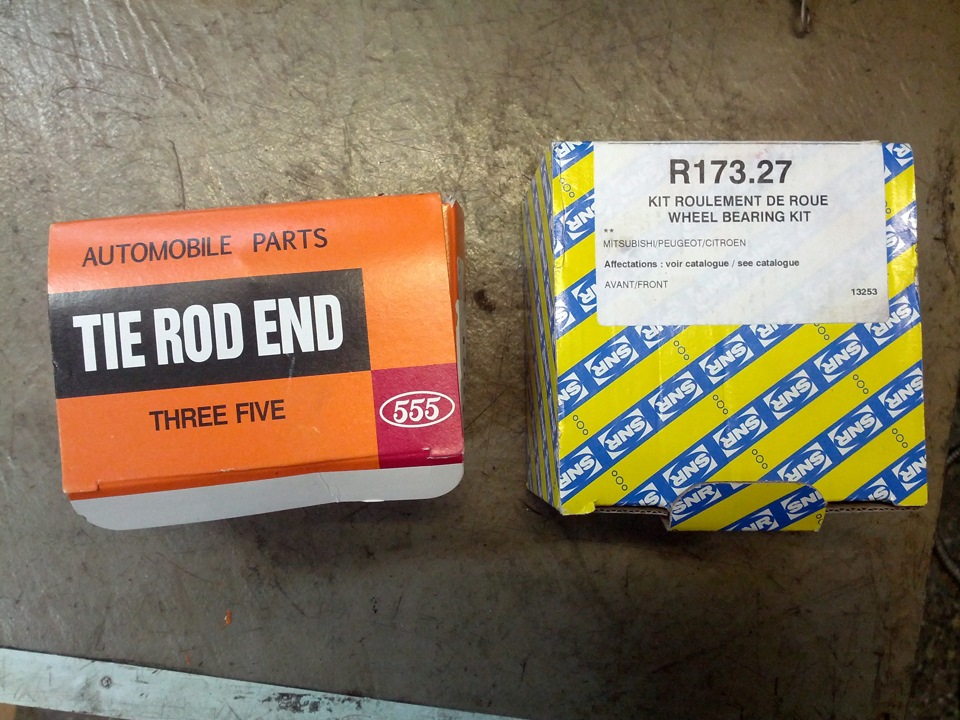 Ступичный подшипник и рулевые наконечники — Mitsubishi Lancer X, 1,8 л ...