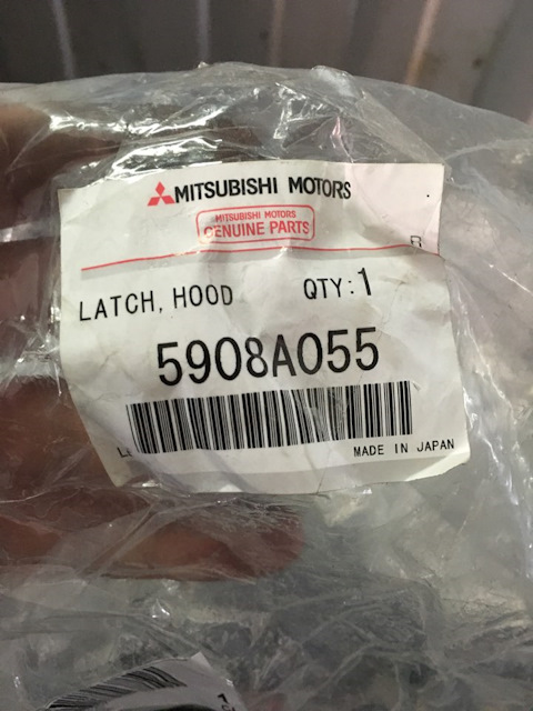 5908A055 Замок капота Mitsubishi | Запчасти на DRIVE2