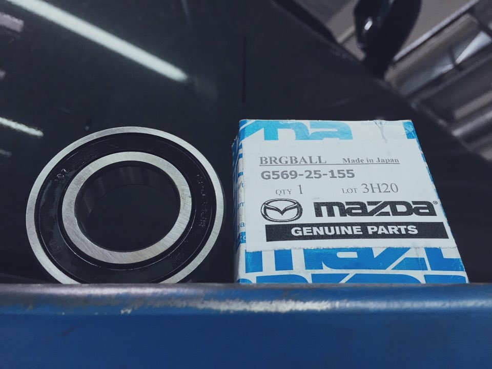 Подвесной подшипник + втулки — Mazda 6 (2G) GH, 2 л, 2008 года | визит ...