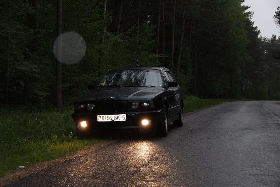 Дождь — BMW 5 series Touring (E34), 2,5 л, 1995 года | фотография | DRIVE2