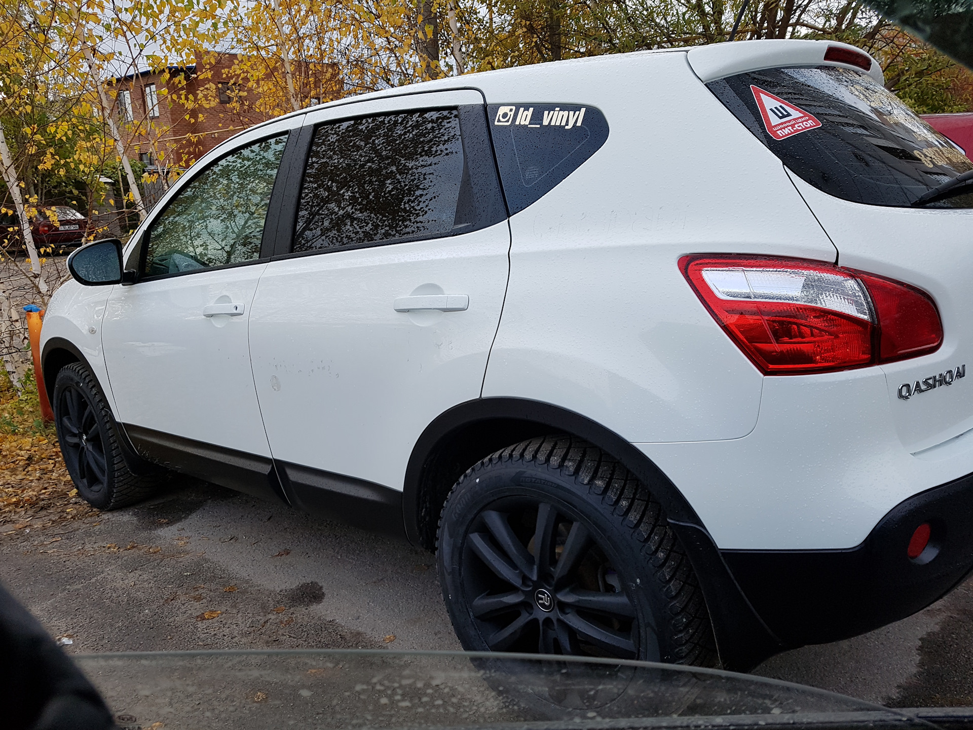 Фото уже на зиме)) — Nissan Qashqai (1G), 1,6 л, 2012 года | колёсные ...