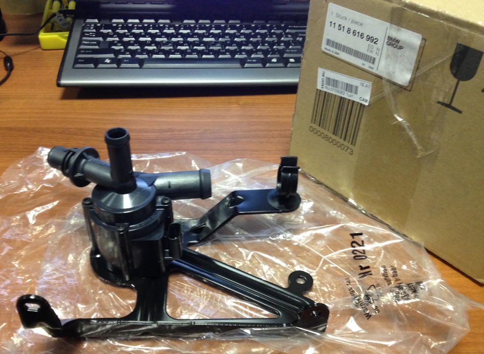 11518616992 Дополнительный насос ОЖ BMW | Запчасти на DRIVE2