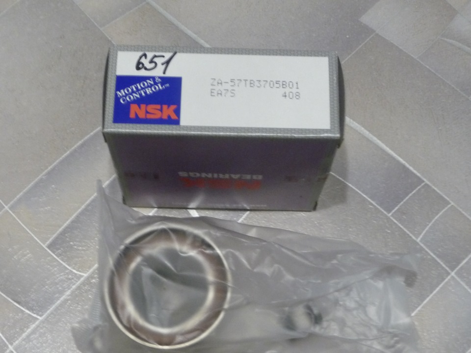 ZA57TB3705B01 Ролик натяжной ремня ГРМ NSK | Запчасти на DRIVE2