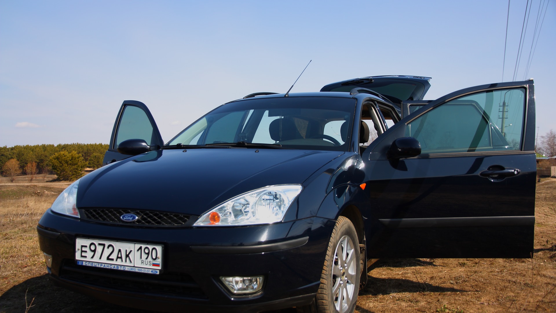 Ford Focus Wagon I 1.6 бензиновый 2004 | Тёмно-синий 1,6 ROCAM на DRIVE2