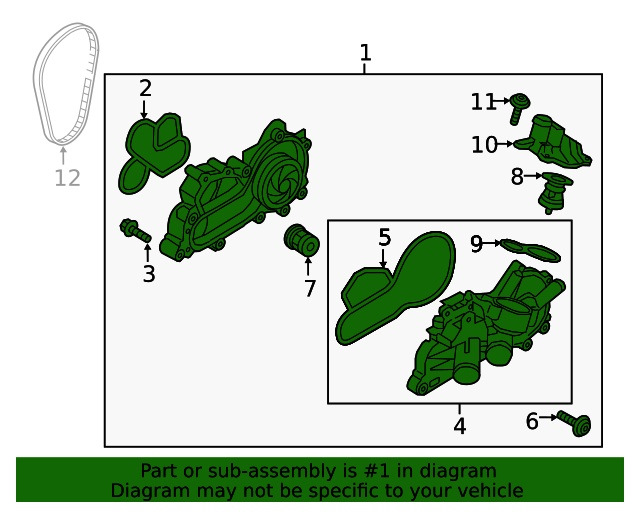 04E121600CS Насос системы охлаждения для автомобиля VAG | Запчасти на ...